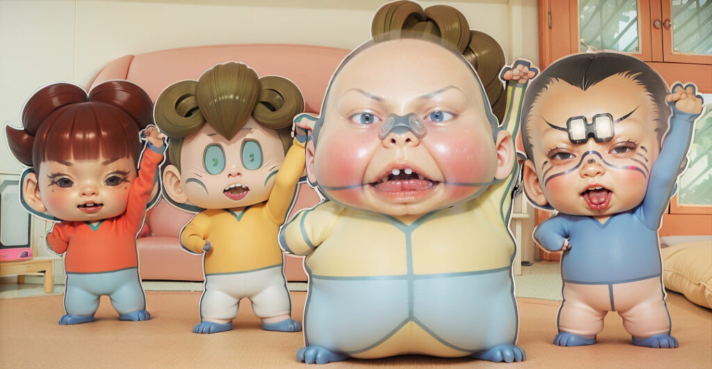 【AIイラスト】あたしんち『みかん、母、ユズヒコ、父』をリアルに実写化 Stable Diffusion - らくがきたろ｜アニメ・ゲームの ...